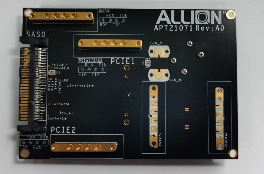 Server Series: PCIe 5.0 - U.2测试治具上 | 百佳泰 Allion Labs